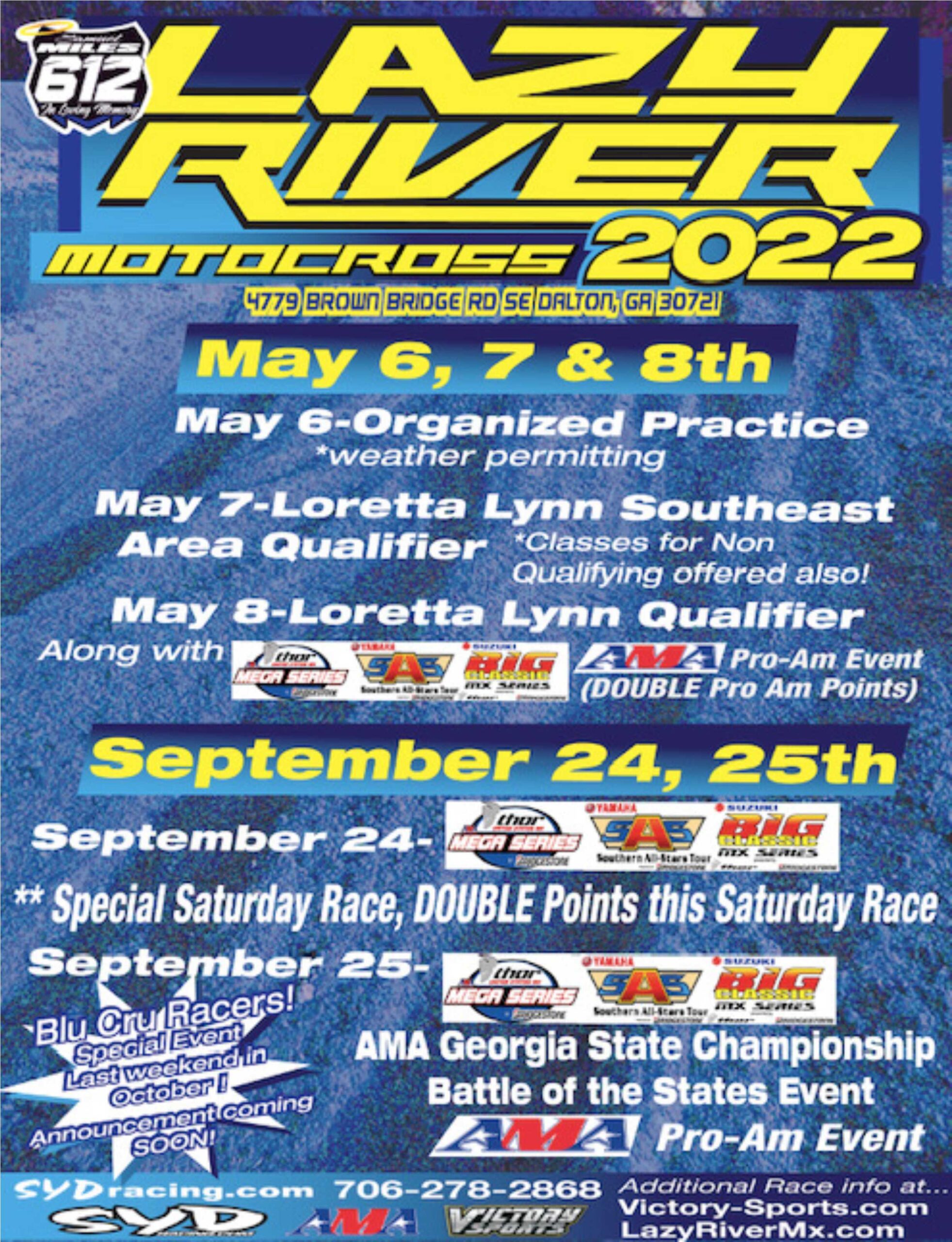 GEORGIA MOTOCROSS – Lazy River MX in Dalton, GA will be hosting the AMA ...