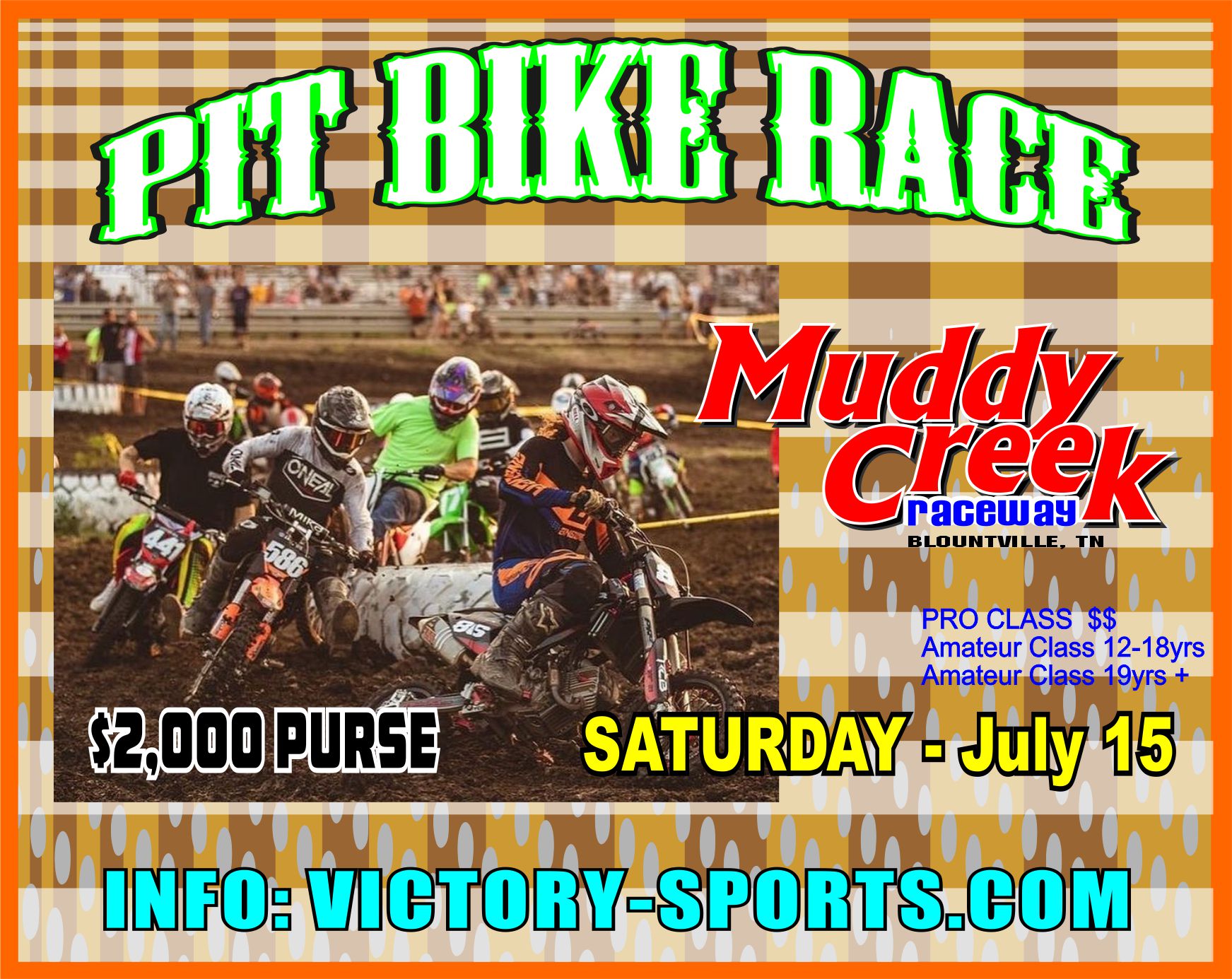 PIT BIKE RACE at the Upcoming Toyota of Kingsport AMA TENNESSEE STATE ...