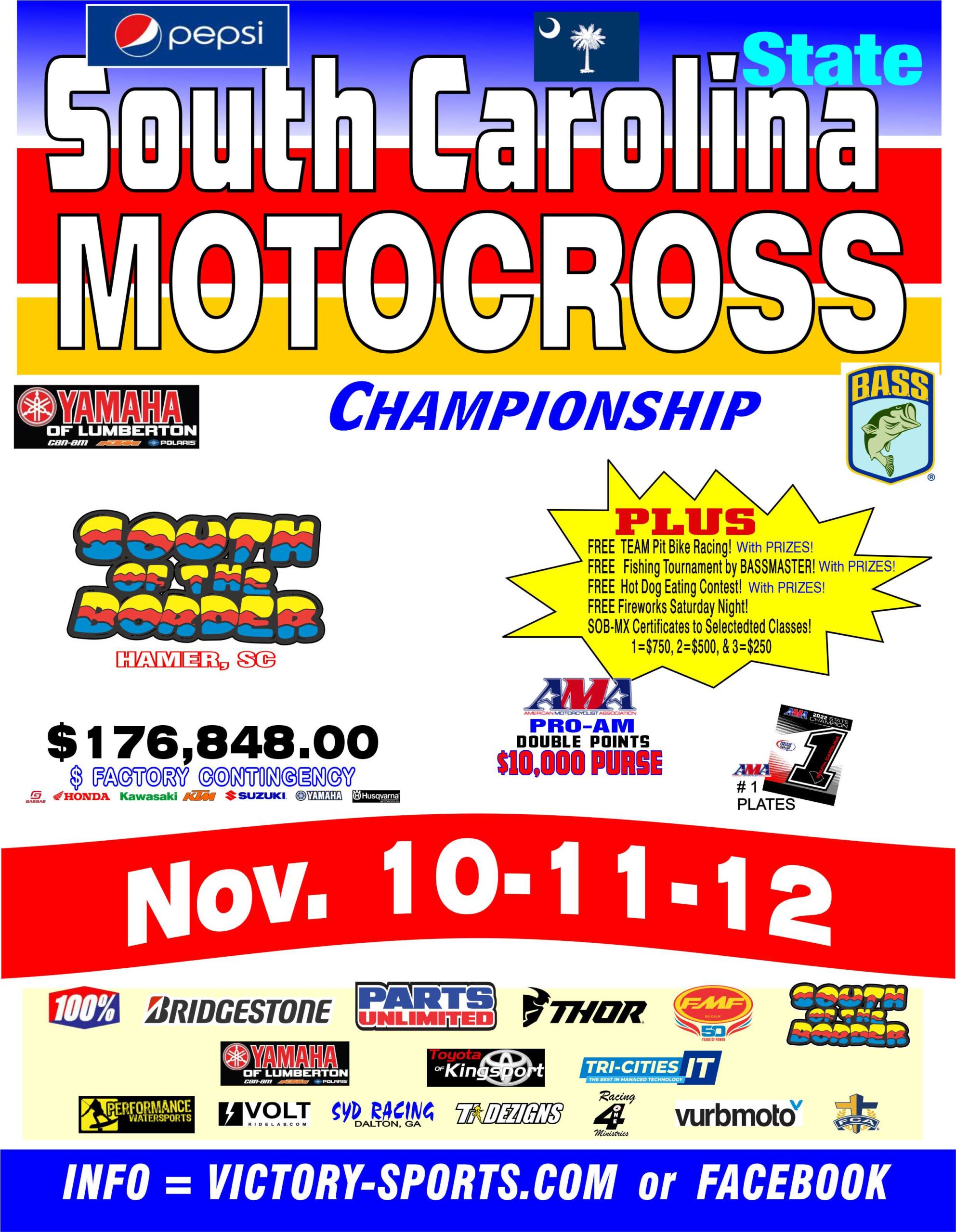 SOUTH CAROLINA MOTOCROSS = the PEPSI South Carolina State MX ...