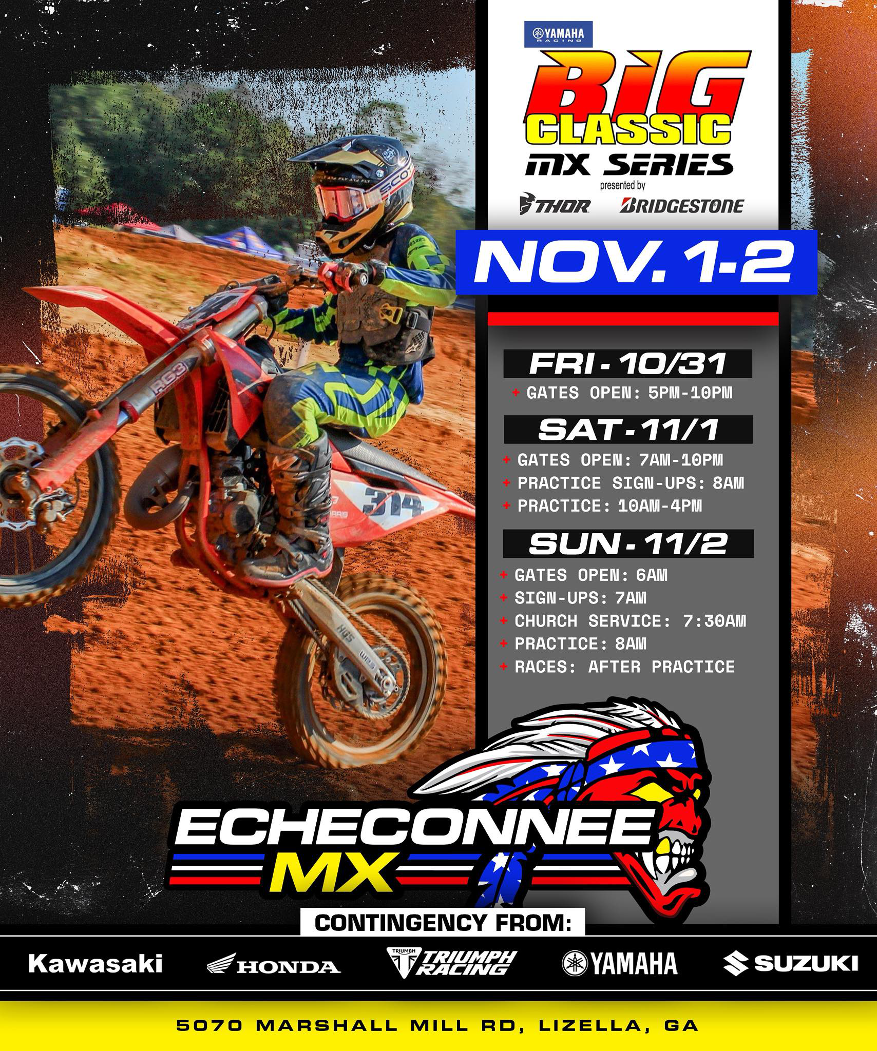 GEORGIA MOTOCROSS – ECHECONNEE MX is hosting the YAMAHA BIG Series ...